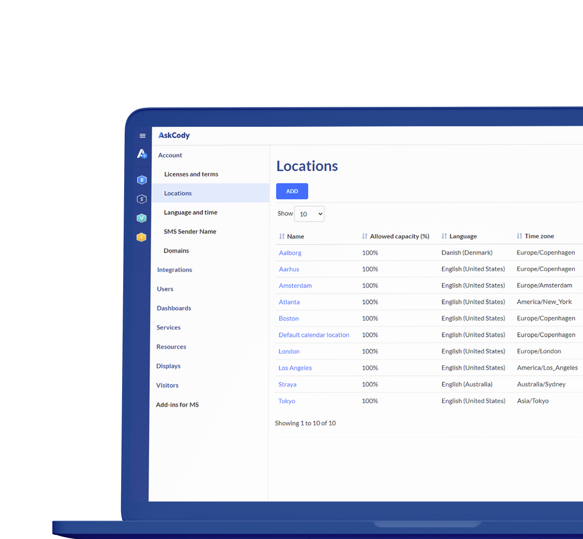 New Improved Navigation on the AskCody Management Portal